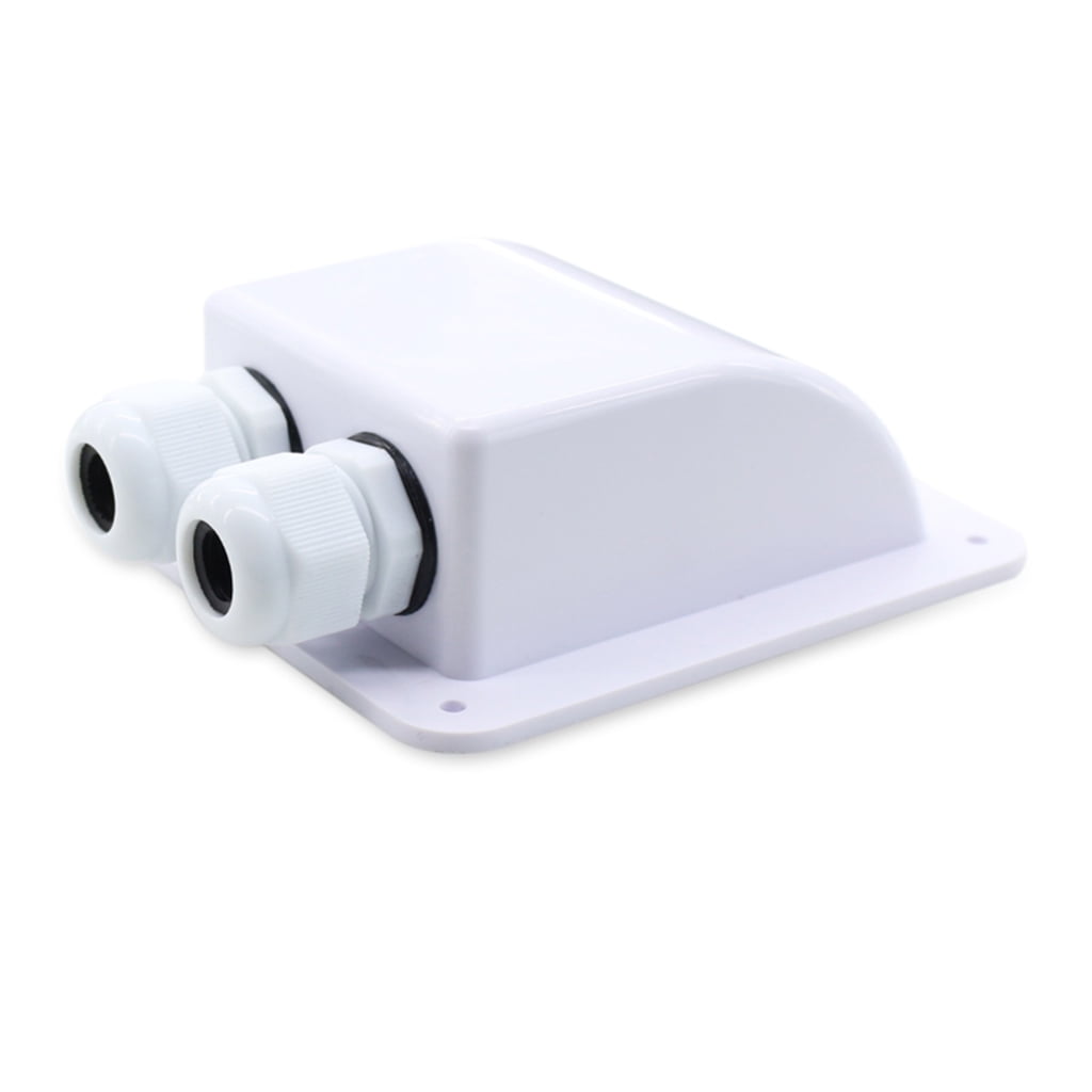 Zeiwohndc Wearproof Yacht Roof Junction Box 1/2 Hole Solar Panel Cable ...