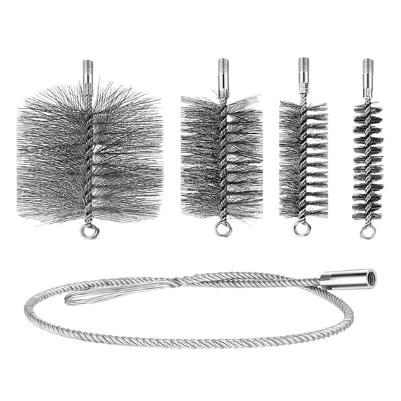 Zeiwohndc Wire Pipe Brush Set Rust Removal Power Tool Wire Chimney ...