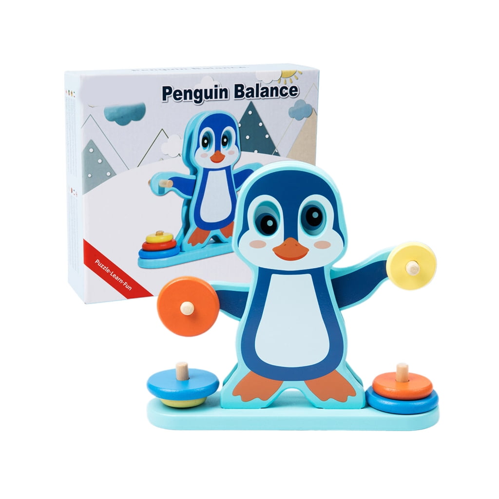 Zeiwohndc Wood Block Toy Preschool Cute Balance Toy for Kid Develop ...