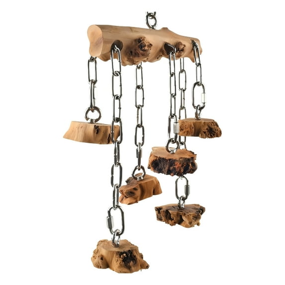 Zeiwohndc Wood Conure Chewing Teether Untarnished Cage Mount Simple ...