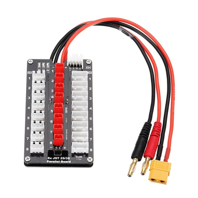Zeiwohndc XT60 Plug 1S 3S Lipo Battery Parallel Charging Board for IMAX ...