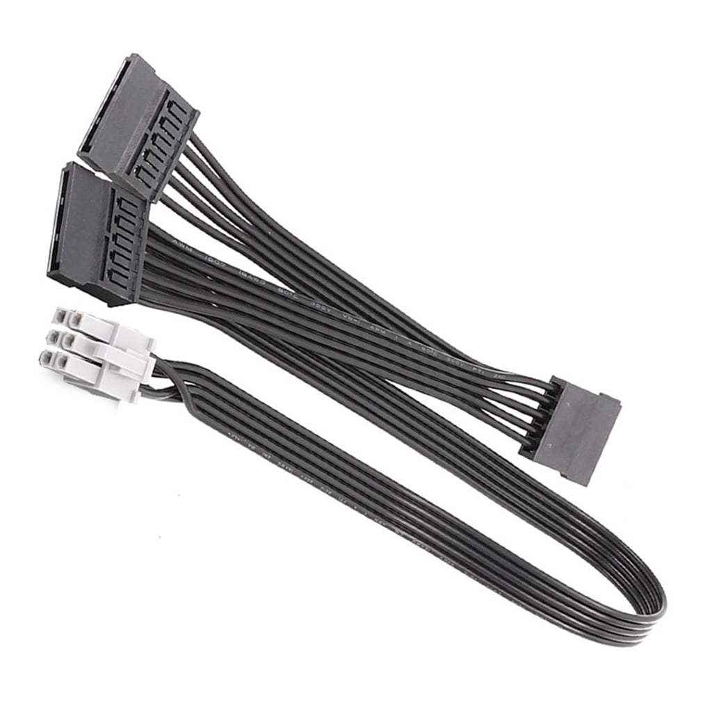 Zeiwohndc for LEADEX SATA 15PIN X3 X4 Cable 16AWG PCIE Graphics Card ...