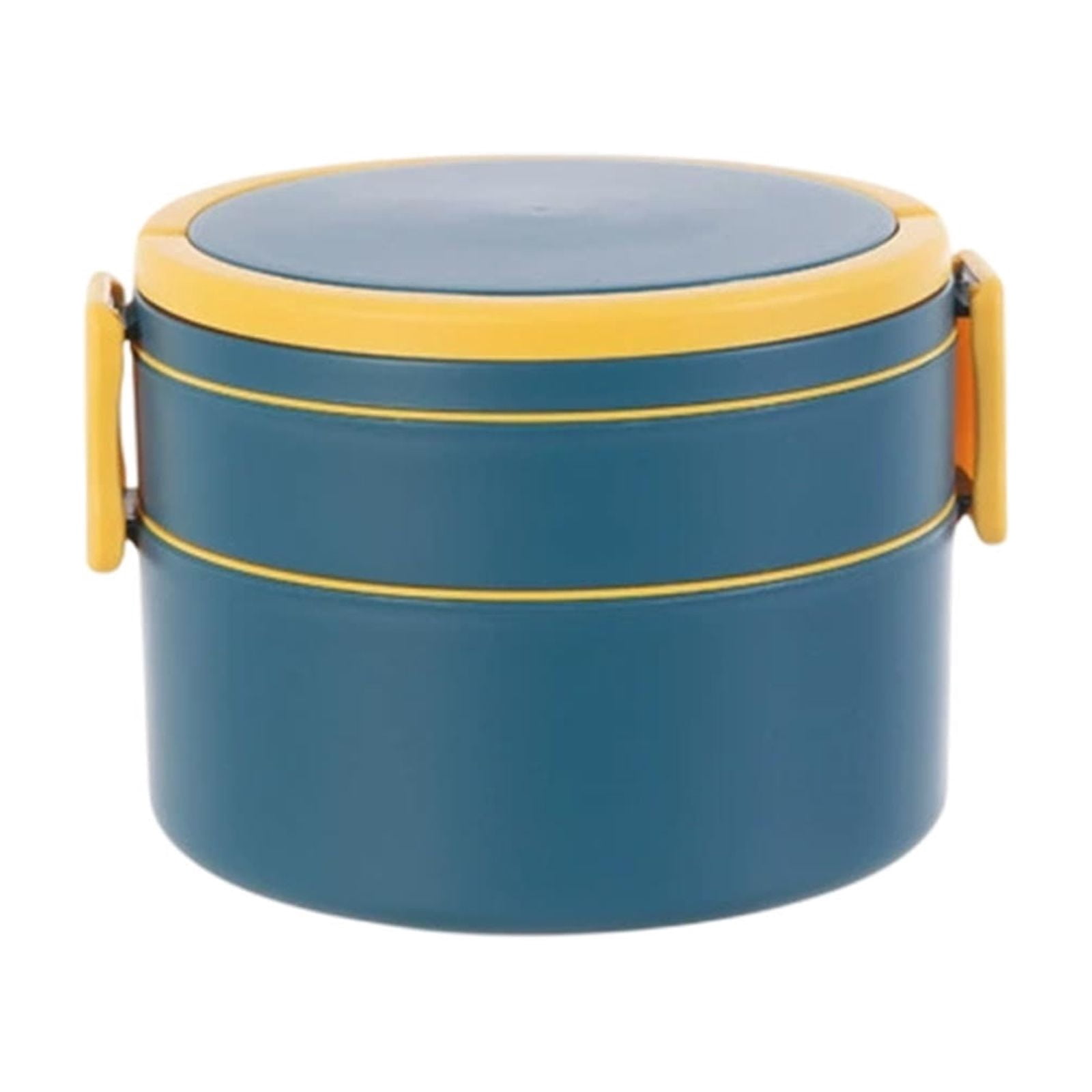 Zeiyignr Insulated Lunch Box, Plastic Double Layer Lunch Box, Portable ...