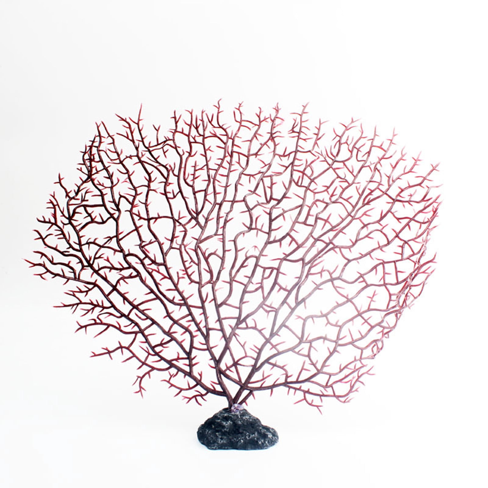 Zeiyignr Sea Fan Coral Decorations, Soft Plastic Simulation Sea Coral ...