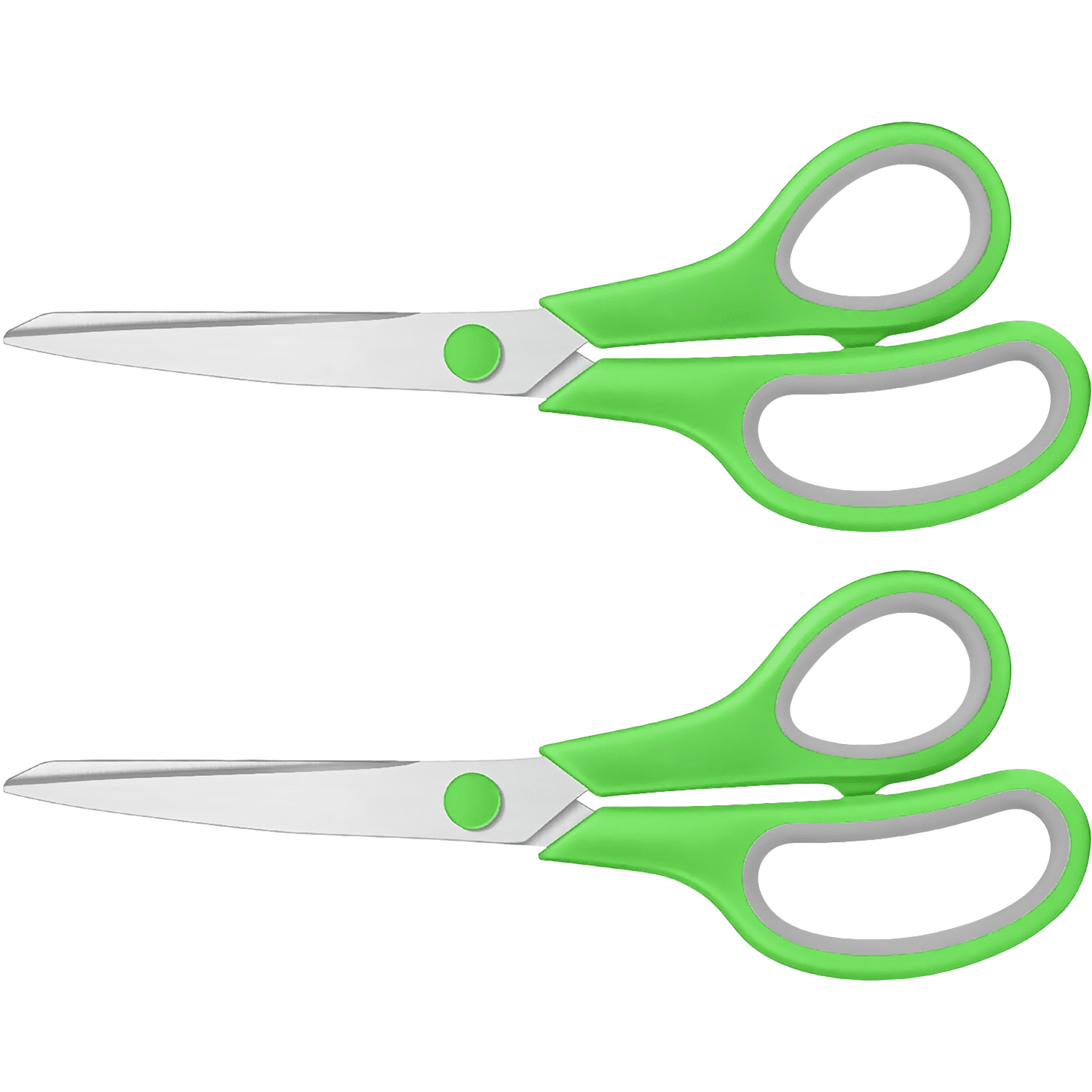 ZekPro 2 Pack Scissors 8" Heavy Duty Sharp Craft Shears for Office ...