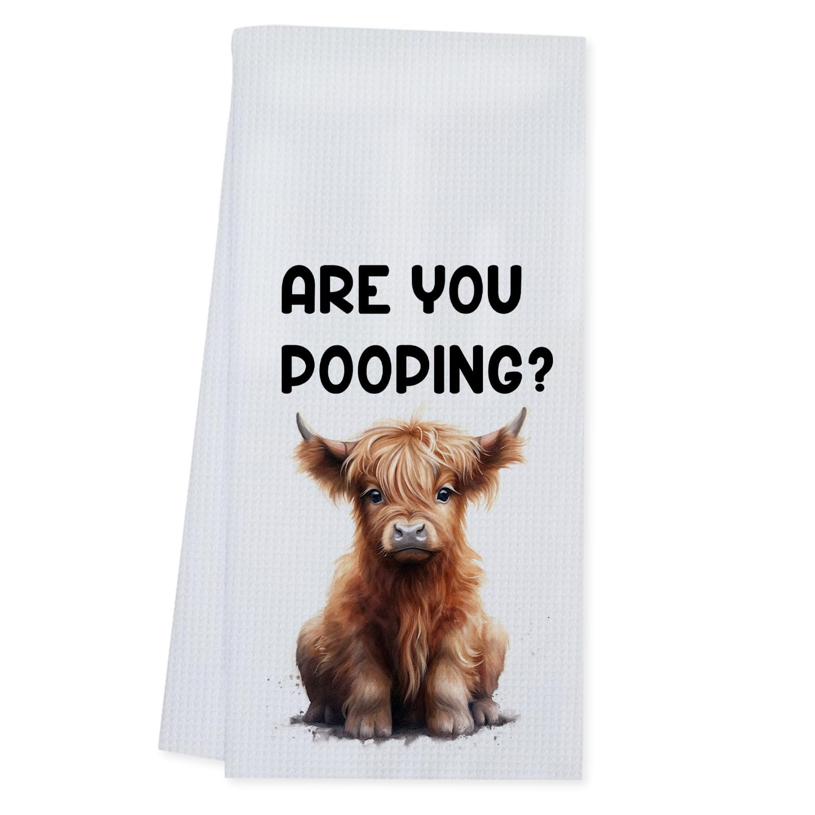 Zelaxeyi Highland Cow Bathroom Towels Fun for Mom, Farmhouse Decor ...