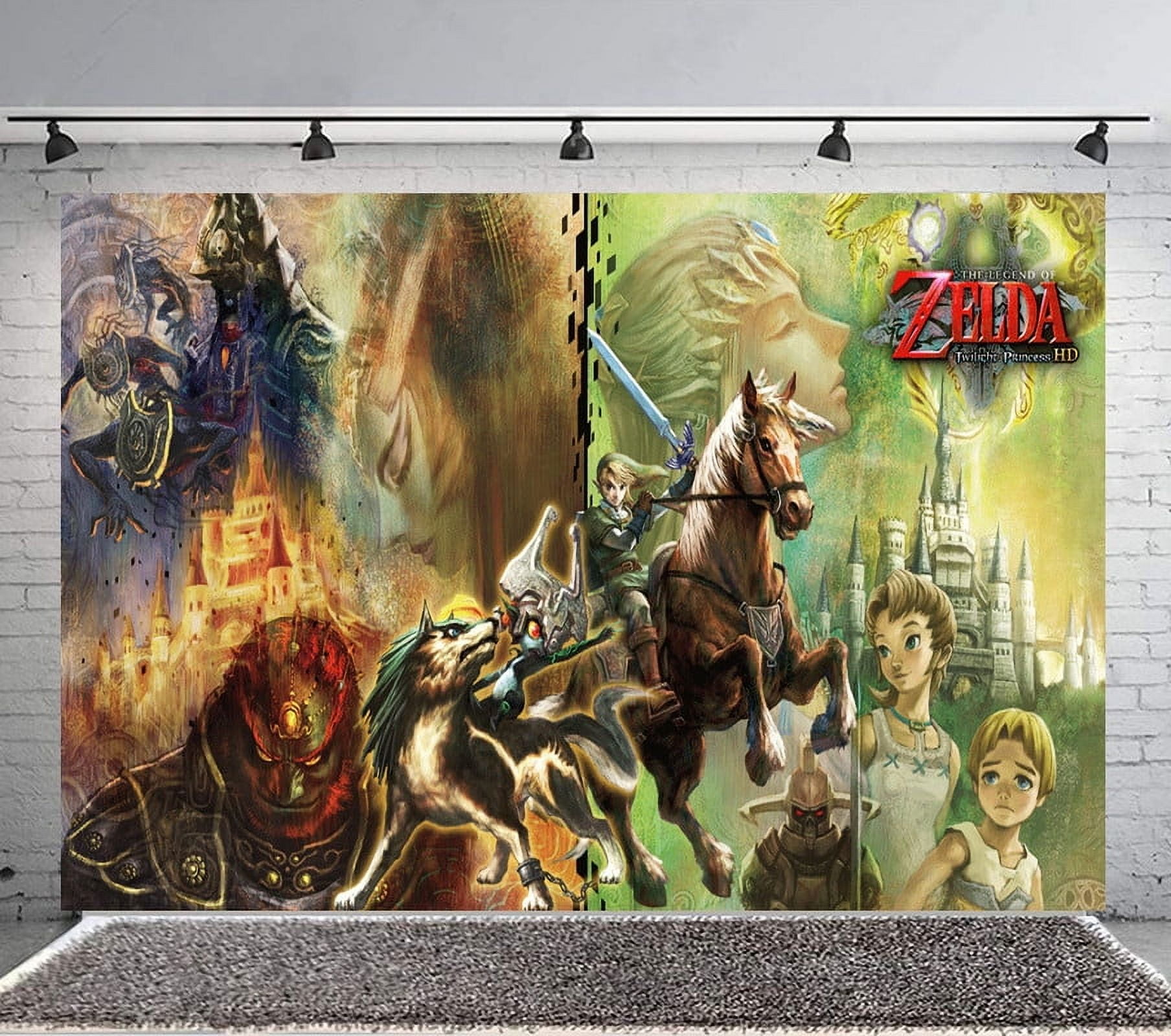 Zelda Backdrop Banner Party Supplies Poster Movie Theme Background for ...