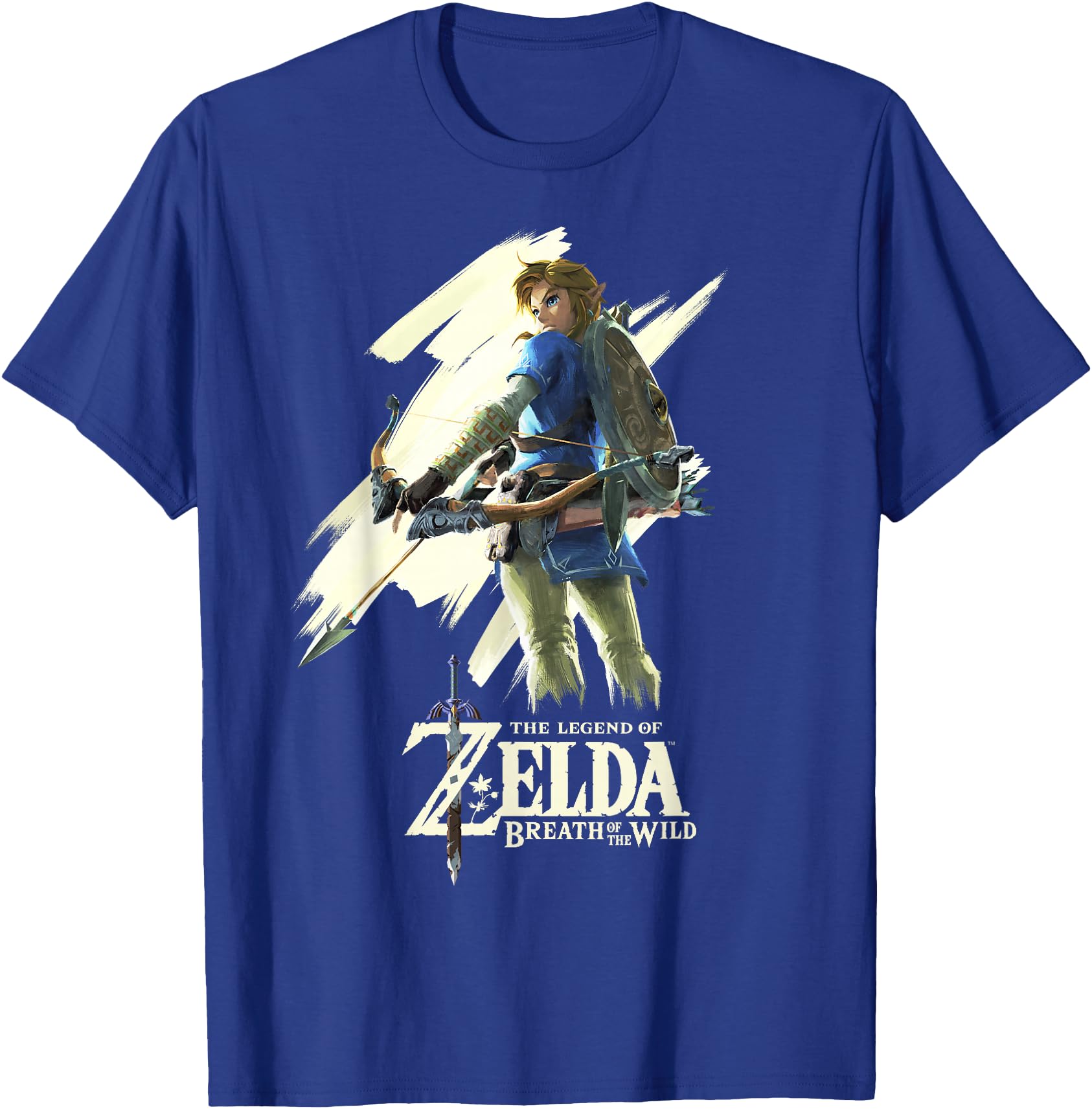 Zelda Breath of the Wild Link Stare Graphic DTG Print Unisex T-Shirt ...