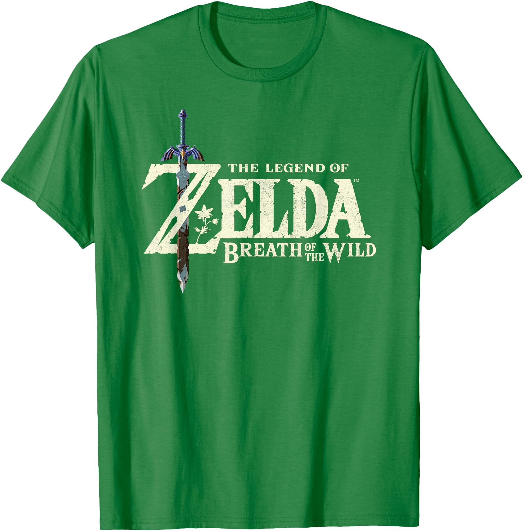 Zelda Breath of the Wild Official Game Logo DTG Print Unisex T-Shirt ...