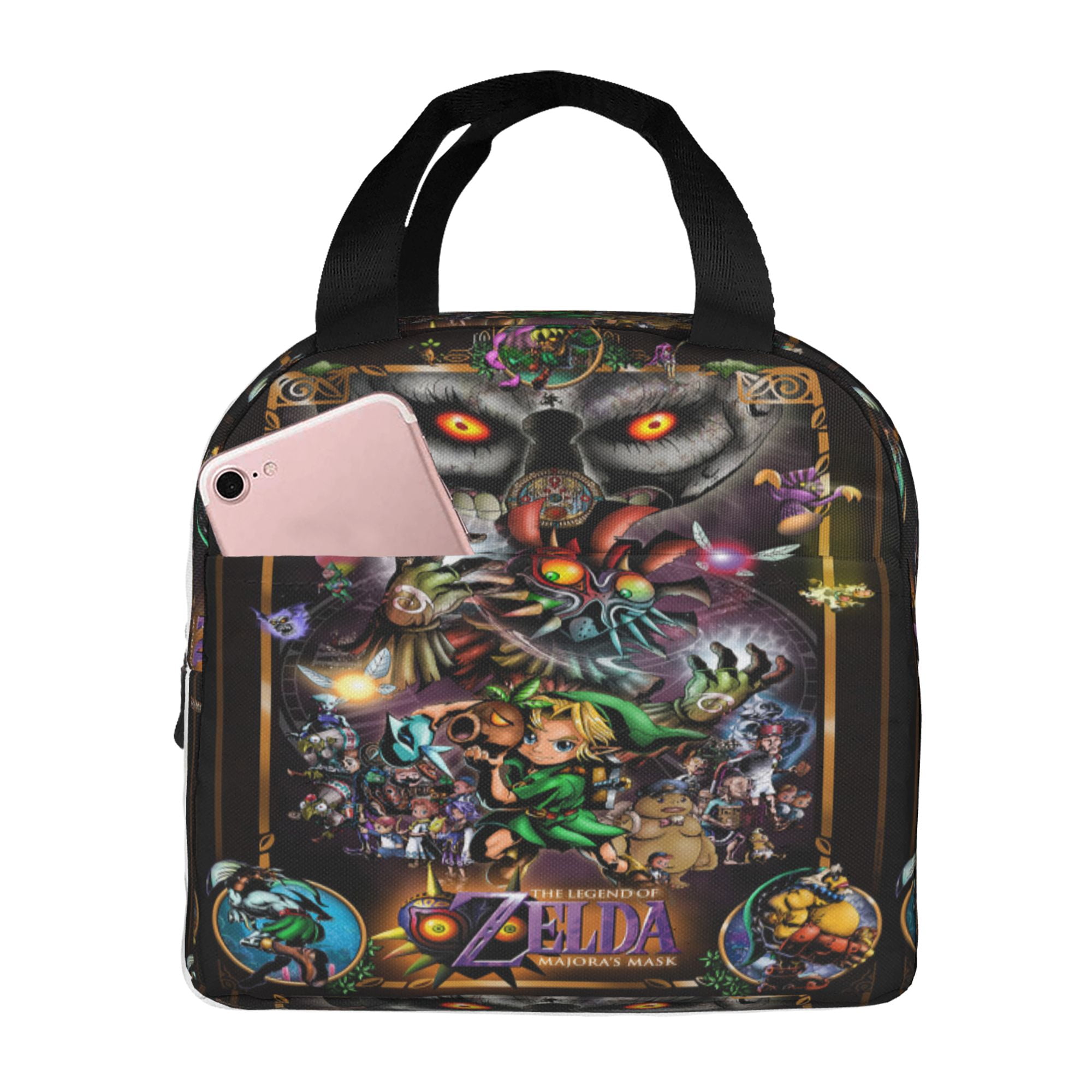 Zelda Majora'S Mask Lunch Bag Large Capacity Lunch Box Reusable ...