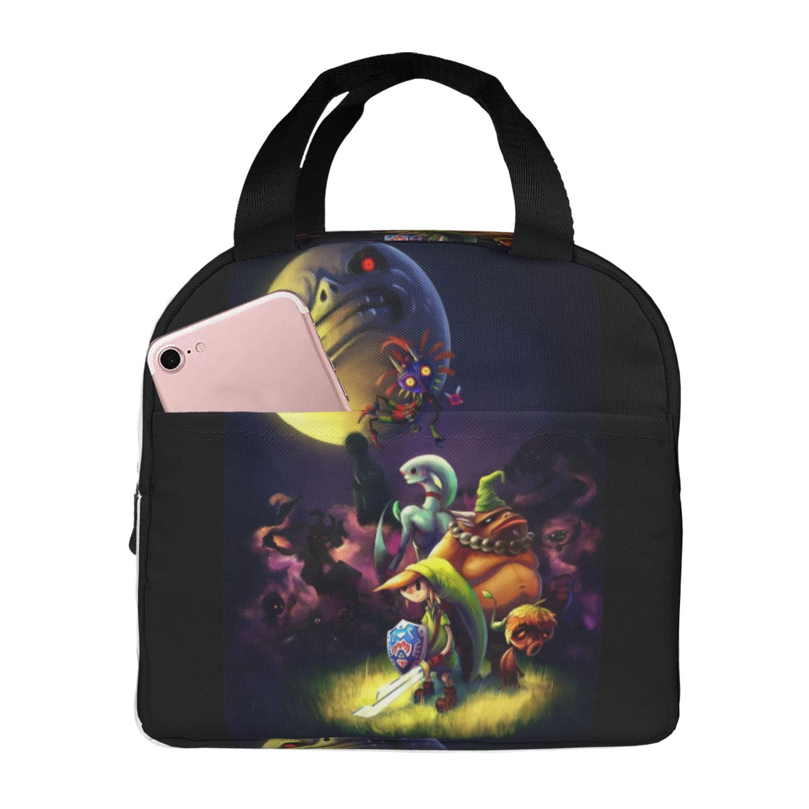 Zelda Majora'S Mask Lunch Box Insulated Lunch Bag For Women Or Men ...