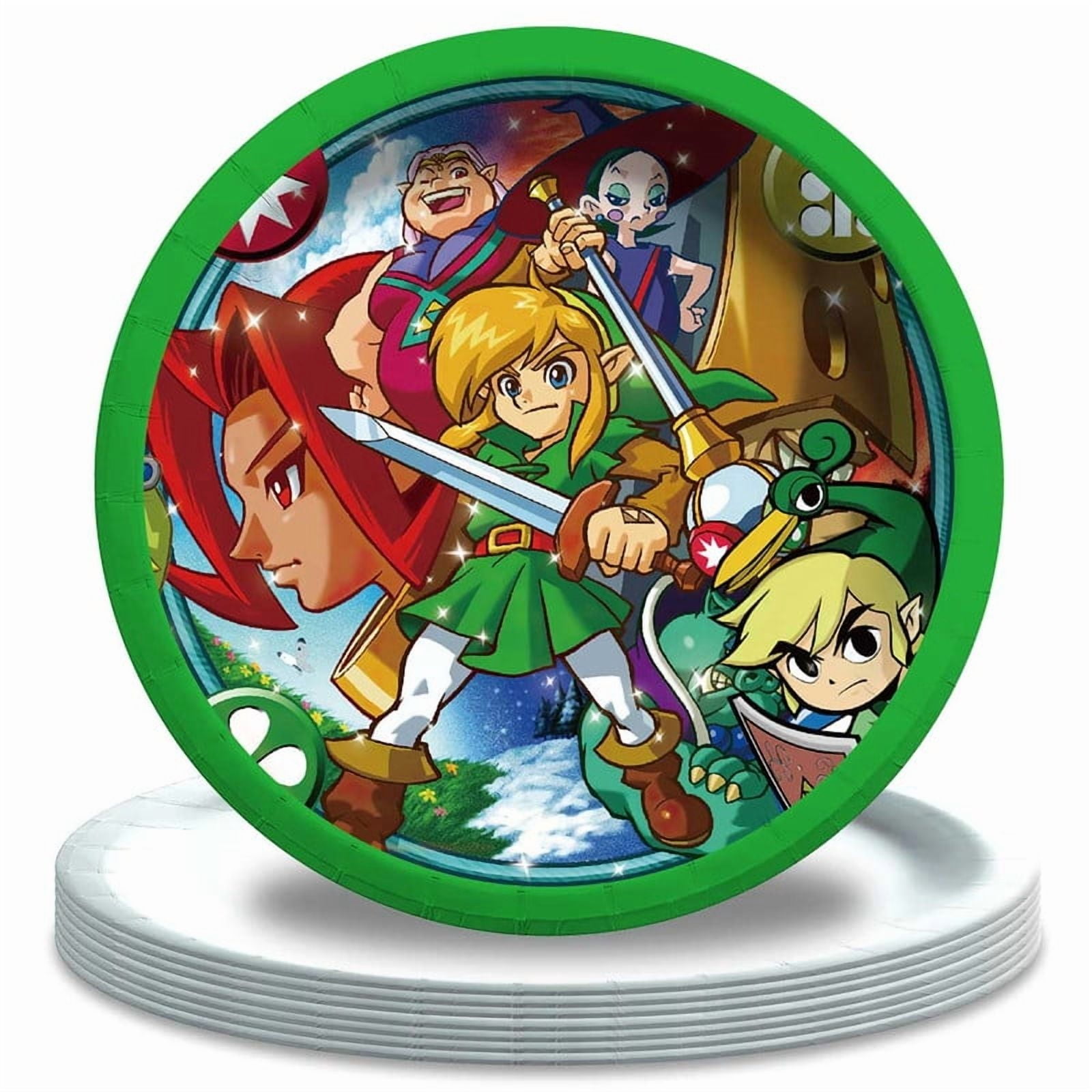 Zelda Party Decorations Tableware Plates Supplies Birthday Disposable ...