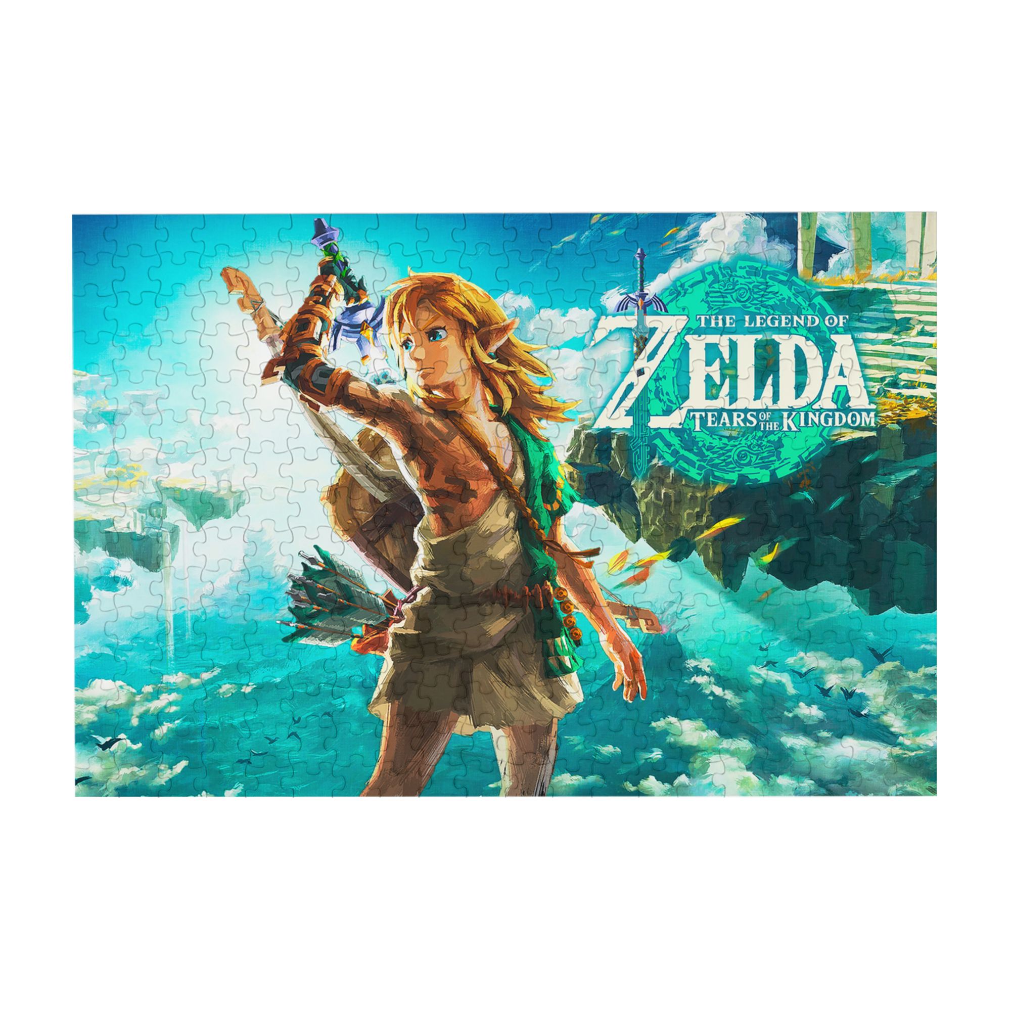 Zelda Tears Of Kingdom Wooden Jigsaw Puzzle 300 Pieces Game For Adults ...
