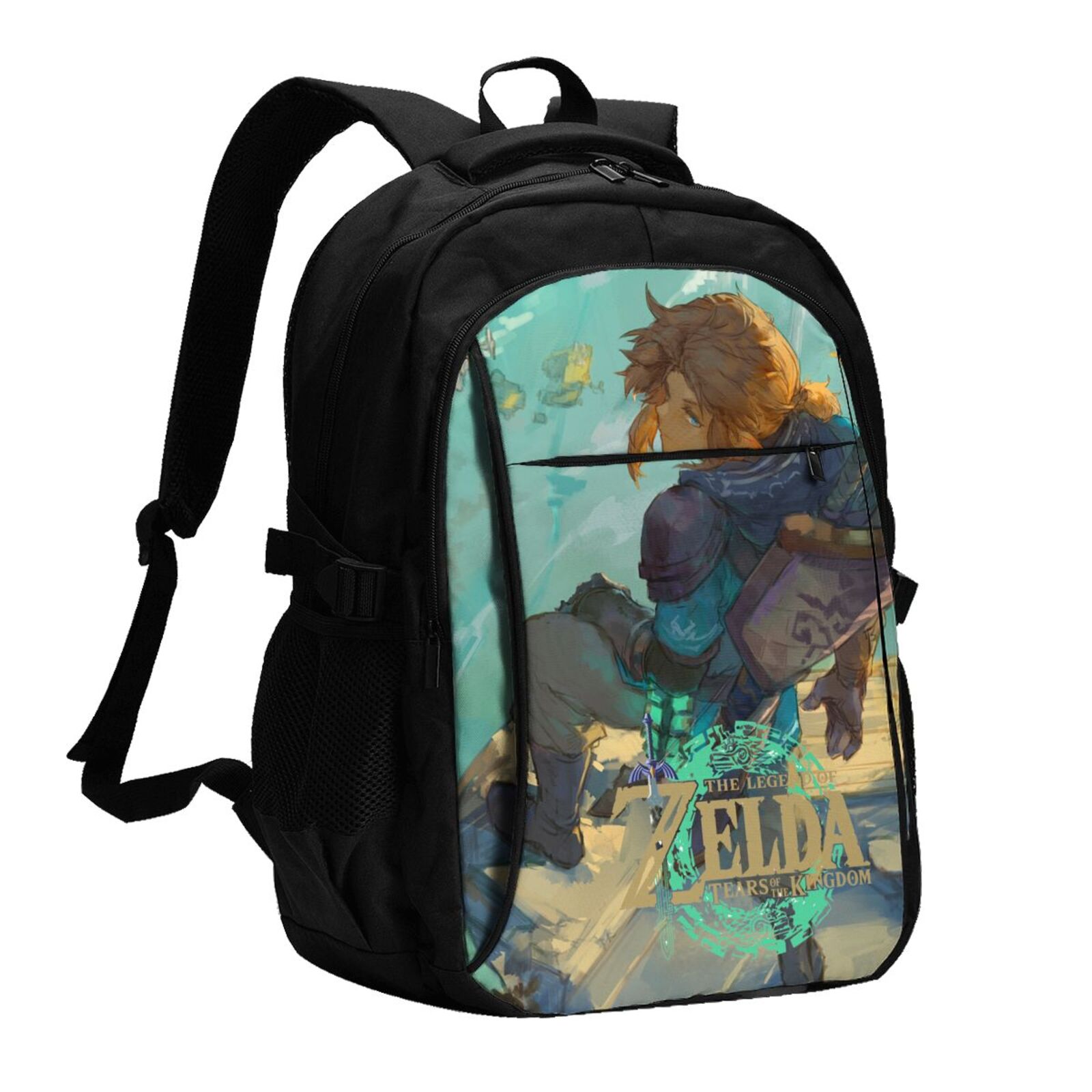 Zelda Tears Of The Kingdom Travel Backpack Large Laptop Backpacks For ...