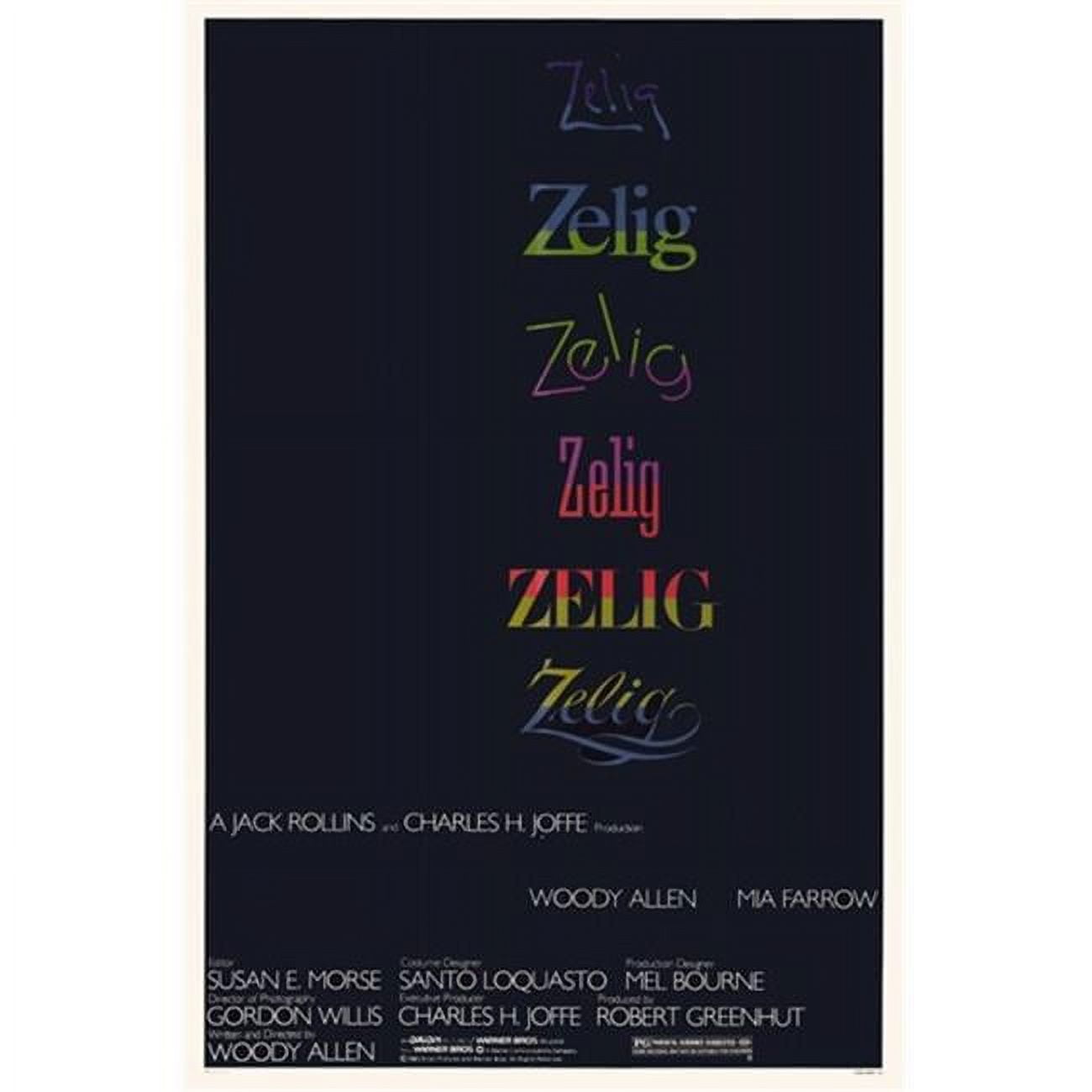 Zelig Movie Poster - 11 x 17 in. - Walmart.com