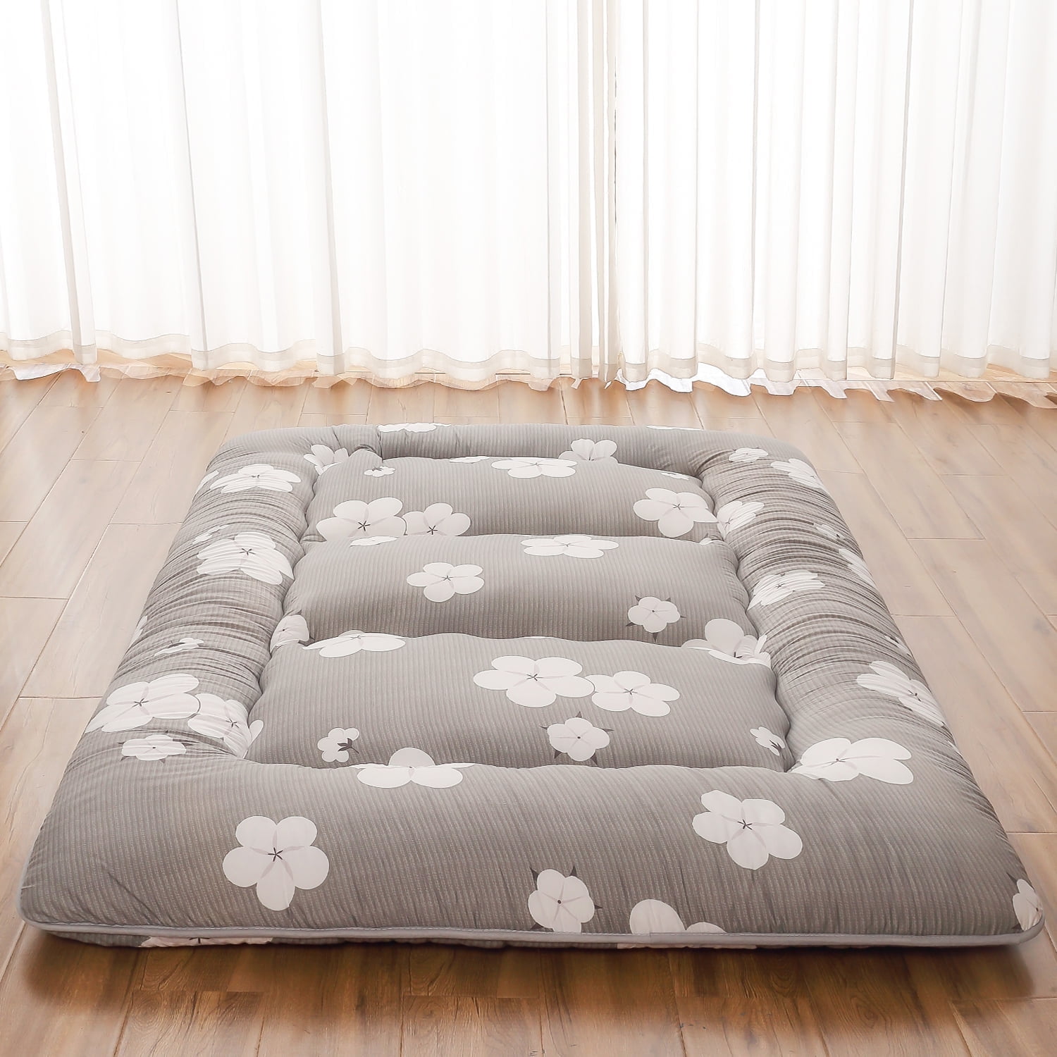 Zelladorra Japanese Floor Mattress, Futon Mattress with Portable ...