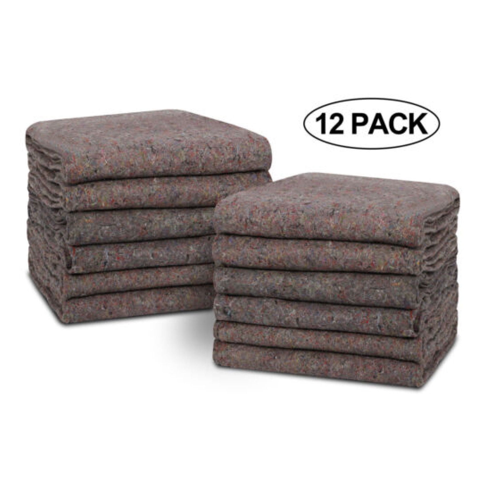 ZeloraGildan 12/24/36/ Pack Moving Blankets 53"x74" Shipping Pads for ...