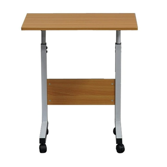 ZeloraGildan 27-37" Height Adjustable Rolling Laptop Table Computer ...
