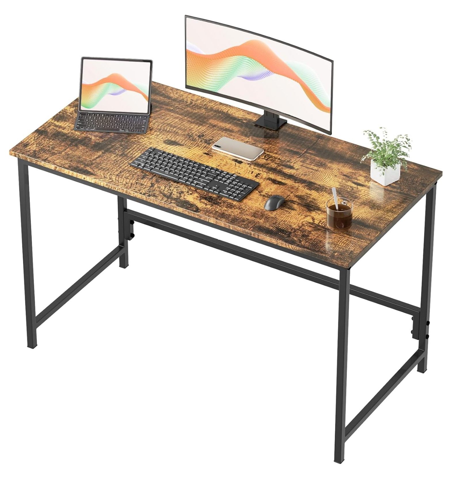 ZeloraGildan 40 Inch Computer Office Desk for Small Space- Modern ...