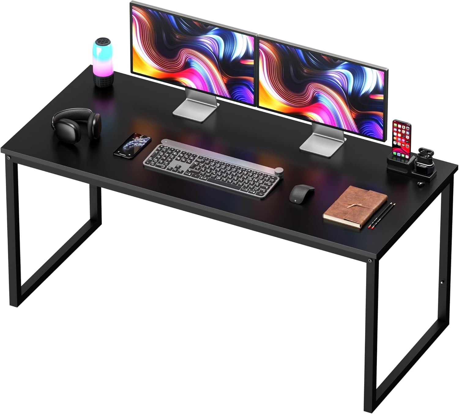 ZeloraGildan Computer Desk,55 Inch Office Desk Gaming Desk Writing Desk ...