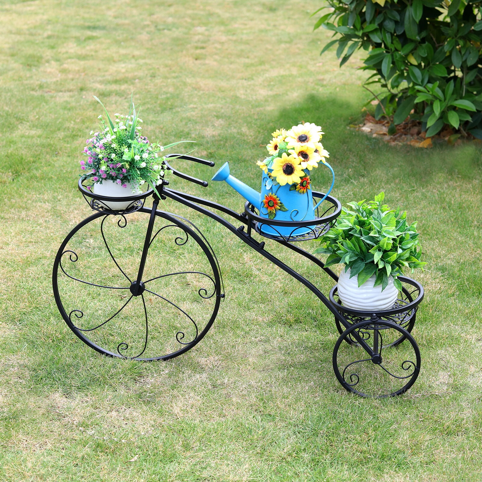 ZeloraGildan Metal Plant Stand Flower Holder Racks Patio Stand Holder ...