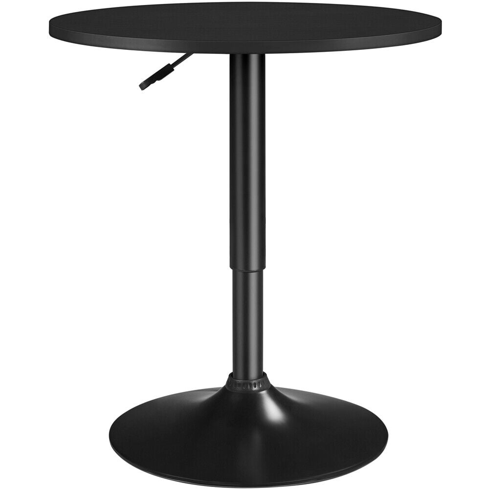 ZeloraGildan Modern Adjustable Height Round Bar Table: Ideal for Bistro ...