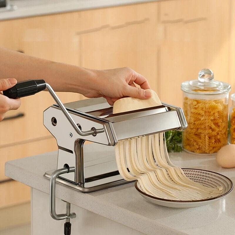 ZeloraGildan Stainless Steel Fresh Pasta Maker Roller Machine for ...