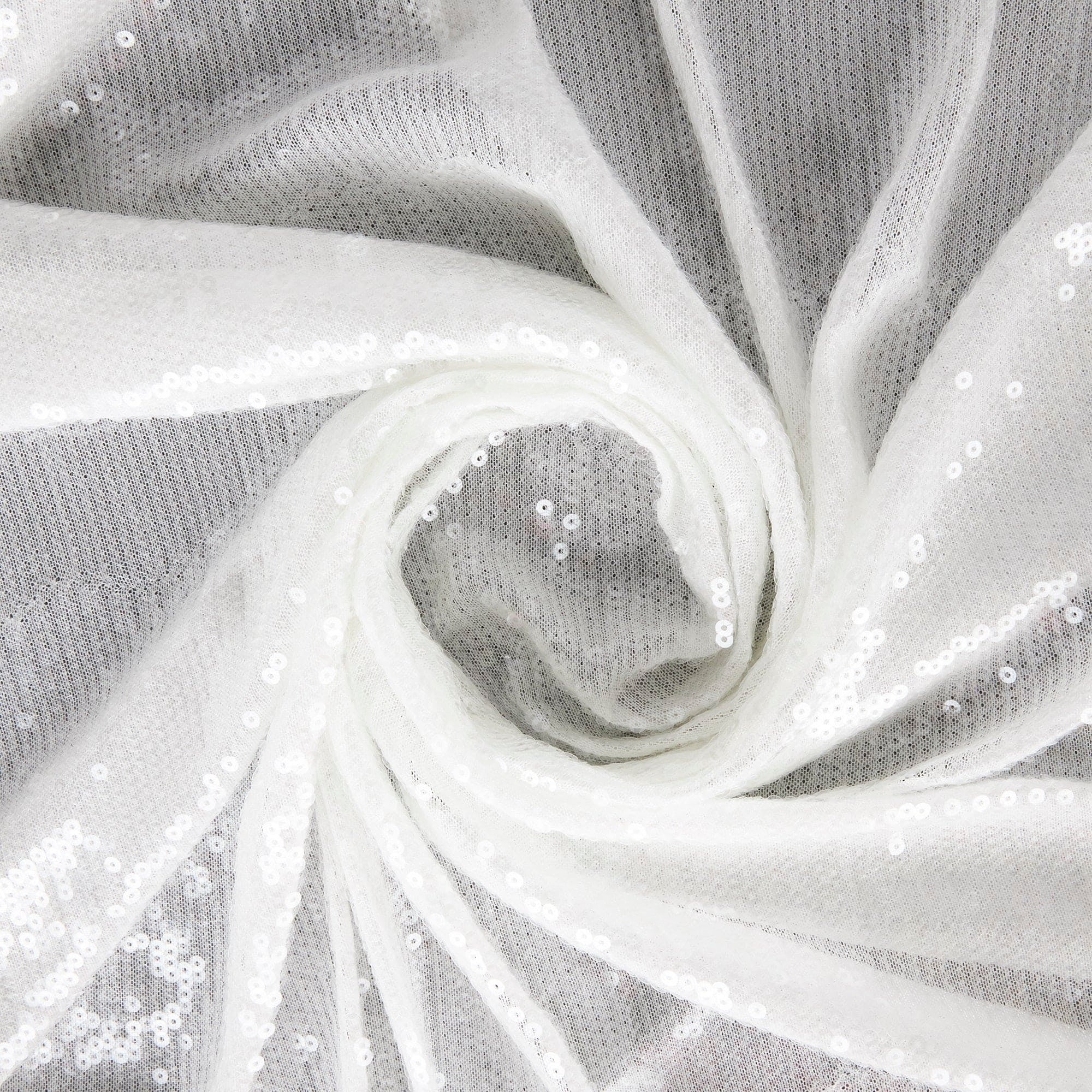 Zelouf Adelyn All Over Clear Sequin , Sewing, DIY, Crafts Fabric by the ...