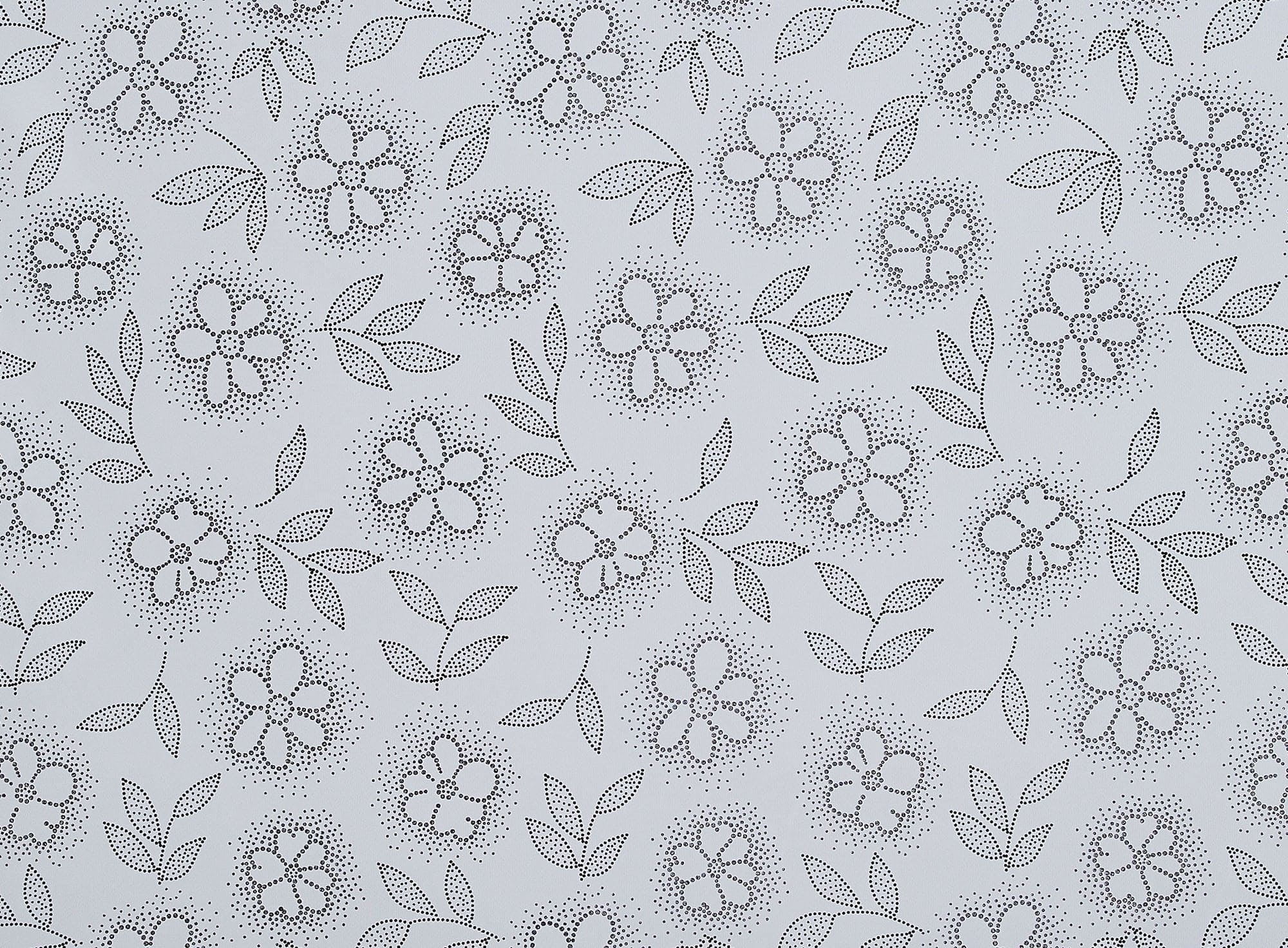Zelouf Allover Flower Flock & Glitter Dots On Iri. Organza , Sewing ...