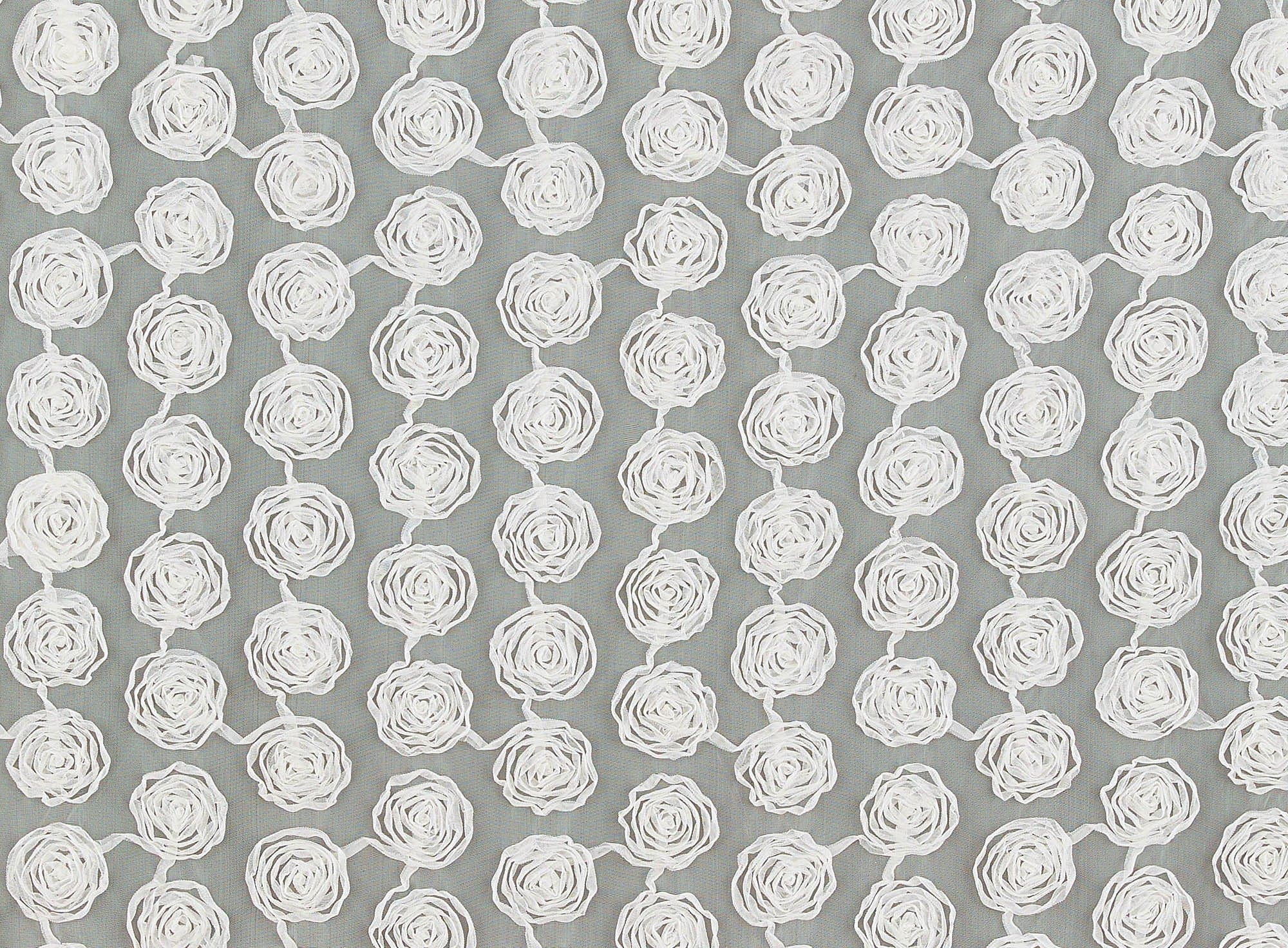 Zelouf Allover Rose Bud Sutash On Tulle , Sewing, DIY, Crafts Fabric by ...