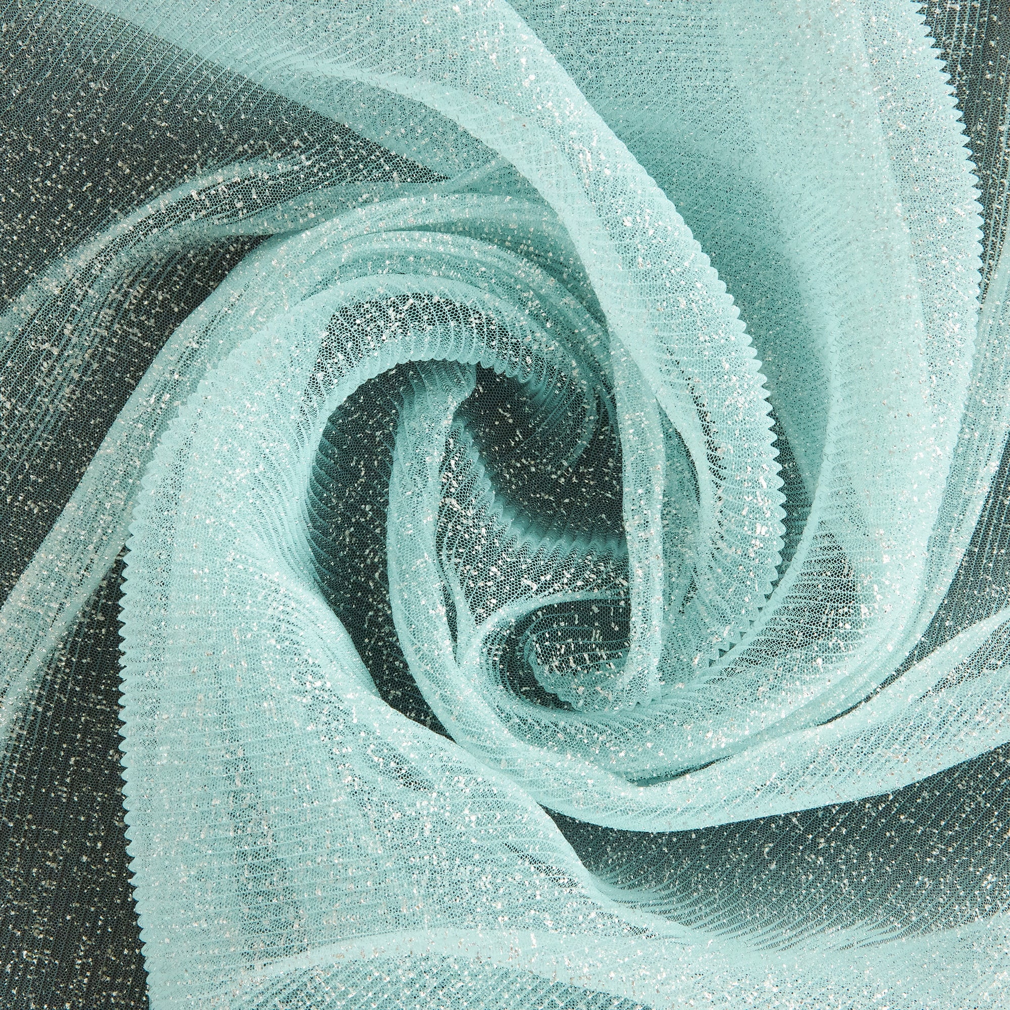 Zelouf Angela Foil Pleated Mesh , Sewing, DIY, Crafts Fabric by the ...