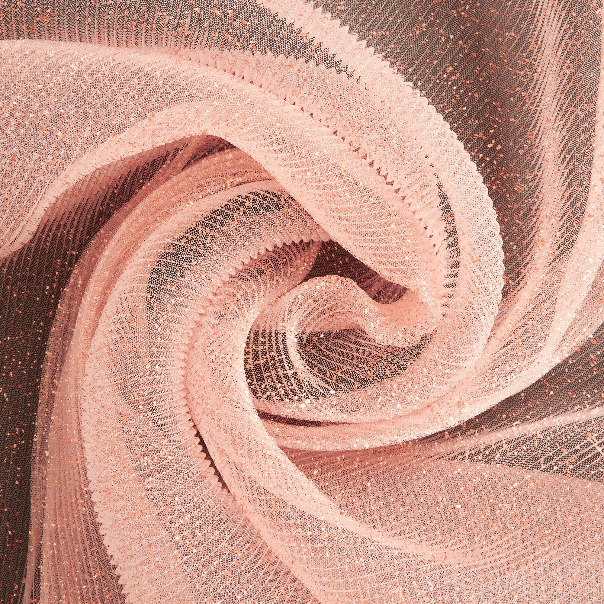 Zelouf Angela Foil Pleated Mesh , Sewing, DIY, Crafts Fabric by the ...