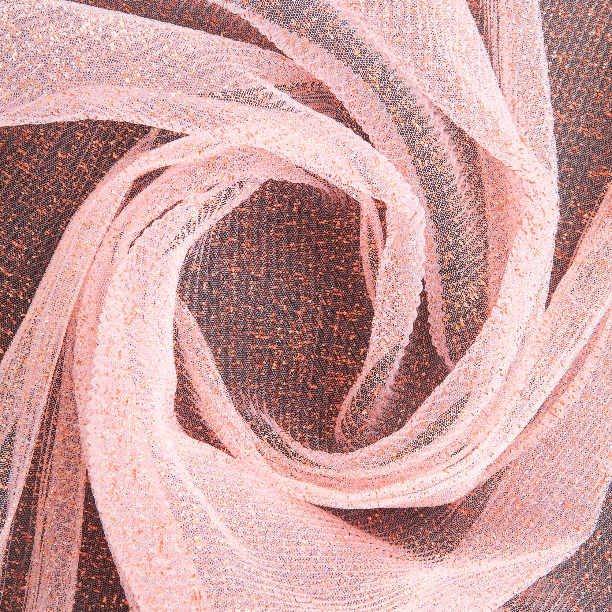 Zelouf Angela Foil Pleated Mesh , Sewing, DIY, Crafts Fabric by the ...