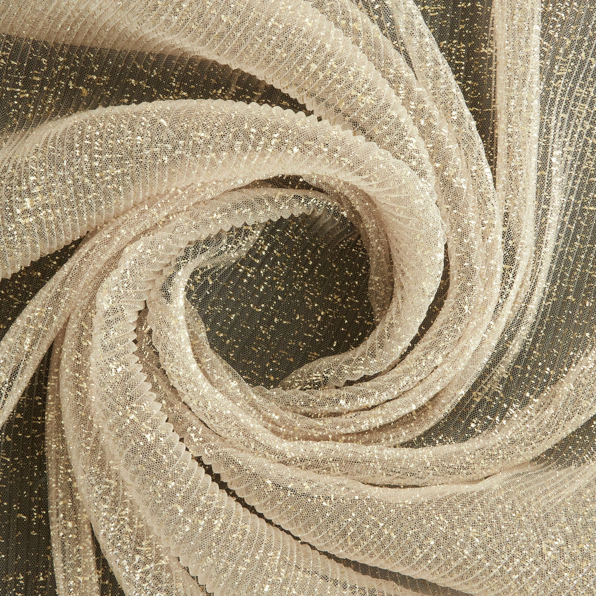 Zelouf Angela Foil Pleated Mesh , Sewing, DIY, Crafts Fabric by the ...