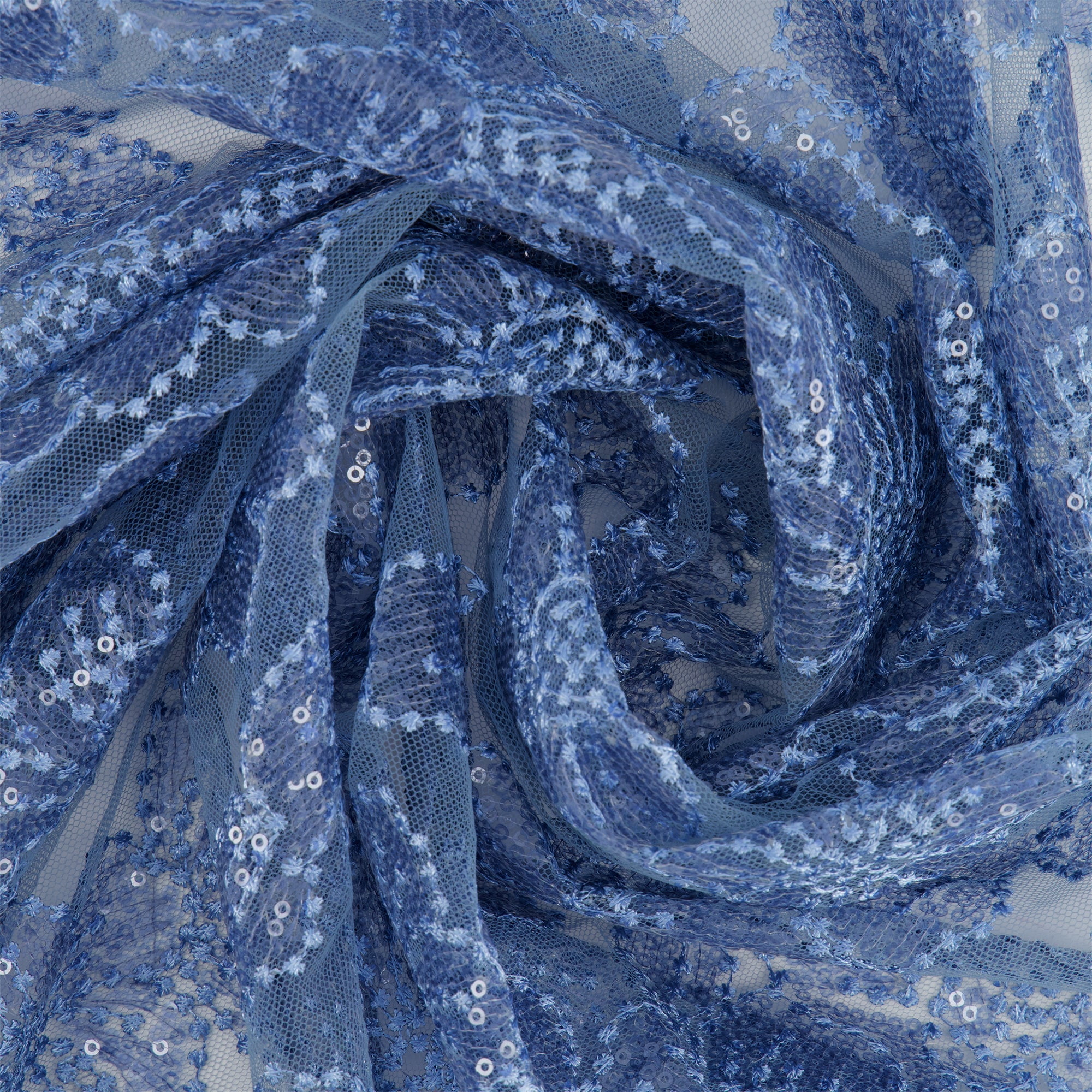 Zelouf Angelica All Over Floral With Sequins On Mesh , Sewing, DIY ...