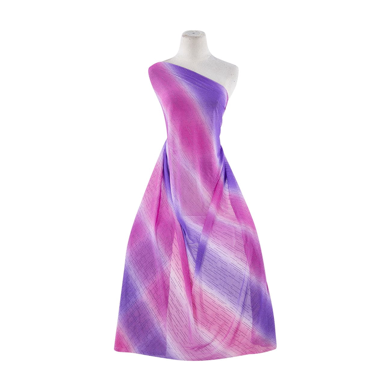 Zelouf Bias Rain Glitter On Bias Ombre Matte Jersey Chiffo , Sewing ...