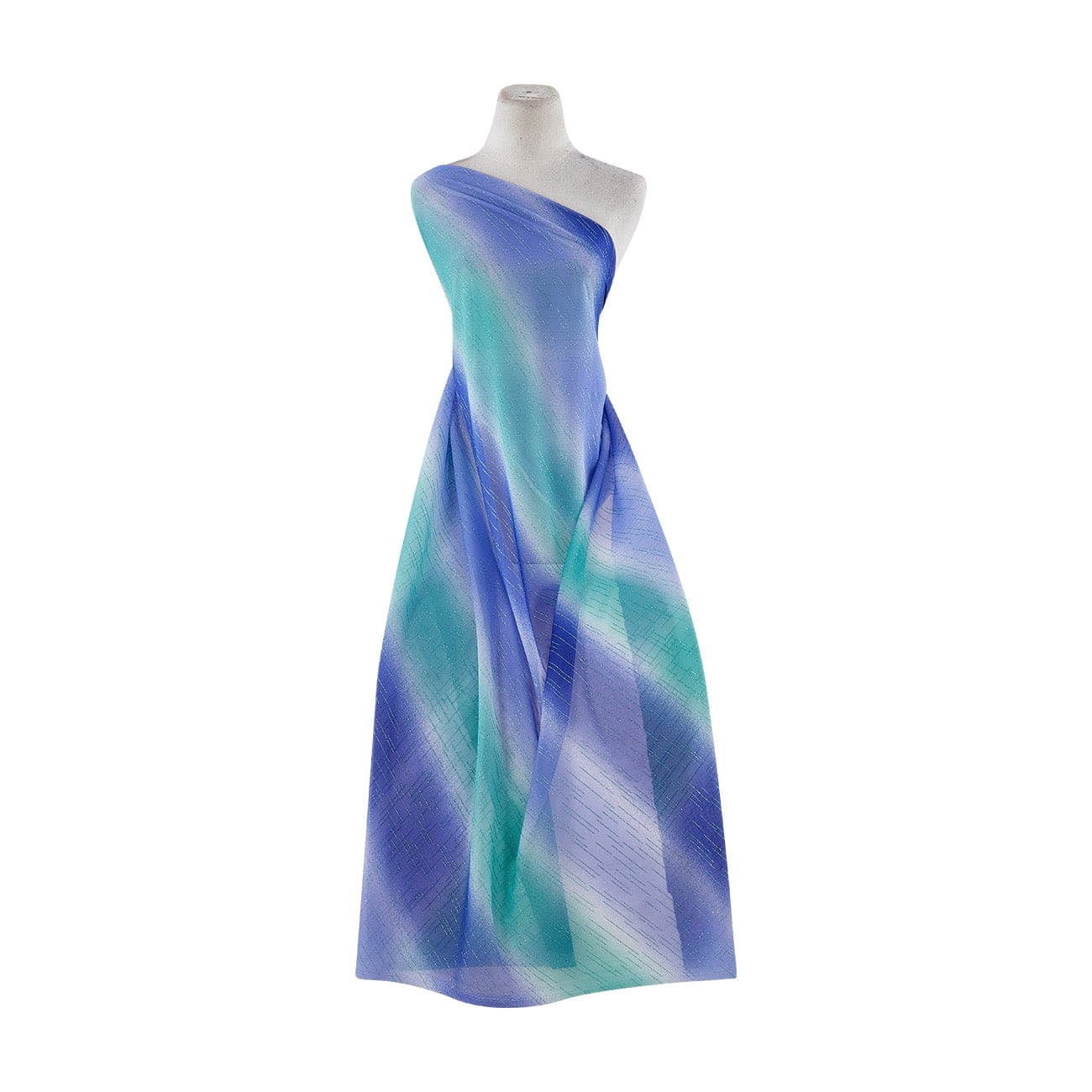 Zelouf Bias Rain Glitter On Bias Ombre Matte Jersey Chiffo , Sewing ...