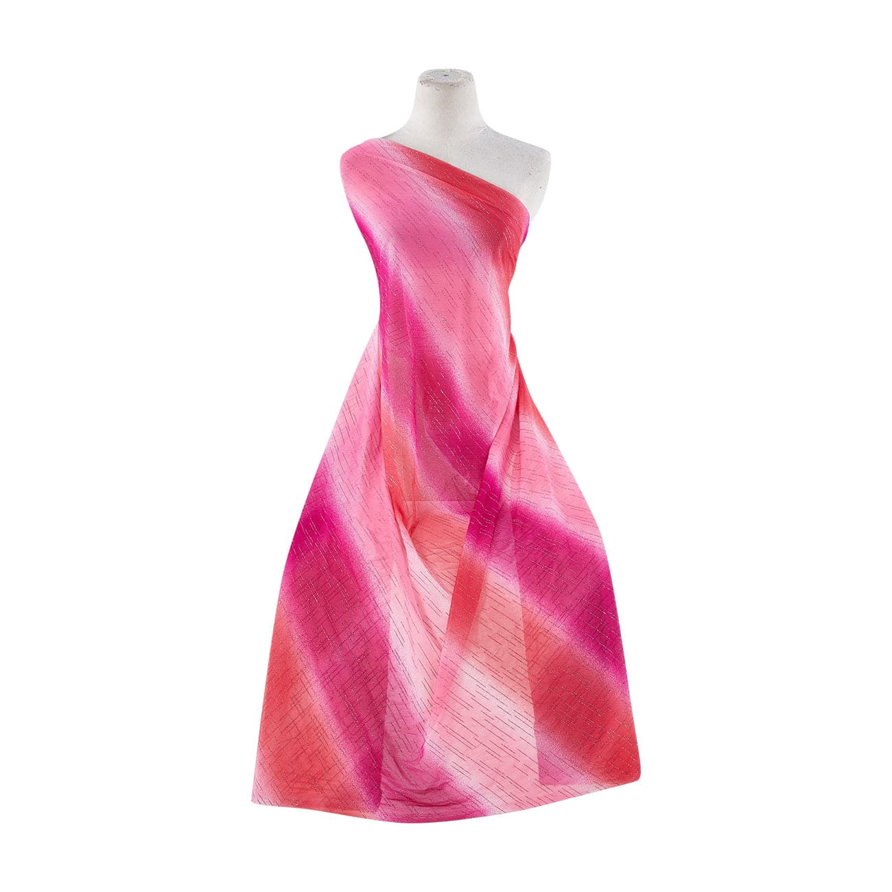 Zelouf Bias Rain Glitter On Bias Ombre Matte Jersey Chiffo , Sewing ...