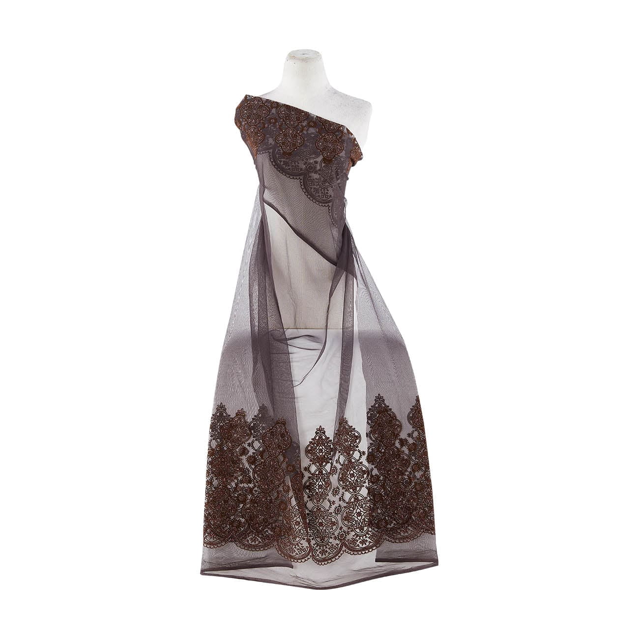 Zelouf Border Flock W/ Outline Glitter On Tulle , Sewing, DIY, Crafts ...