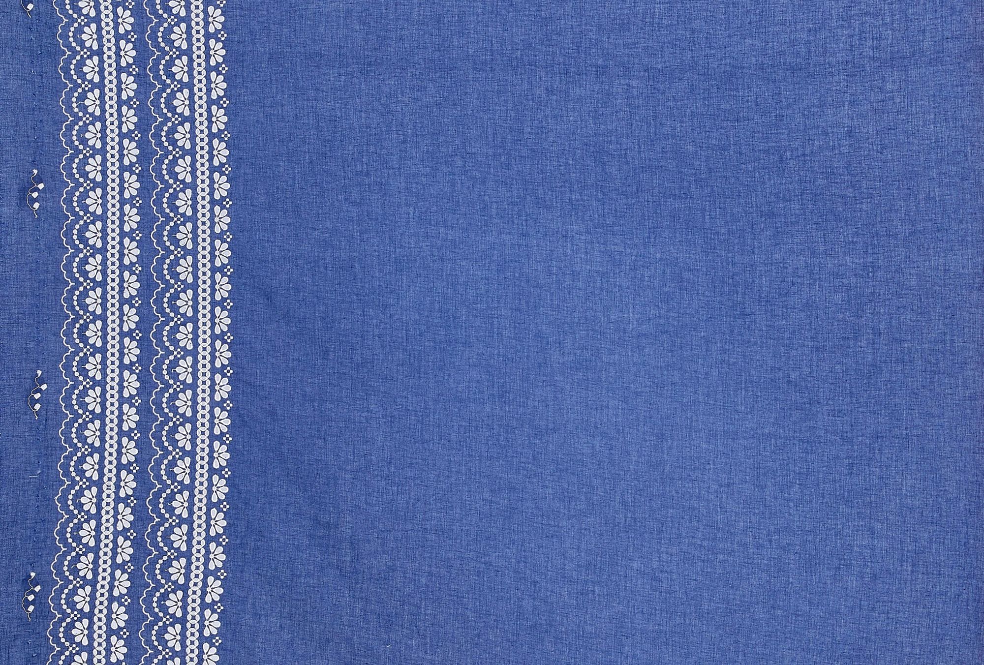Zelouf Bright Splash Eyelet Border Cotton Voile , Sewing, DIY, Crafts ...