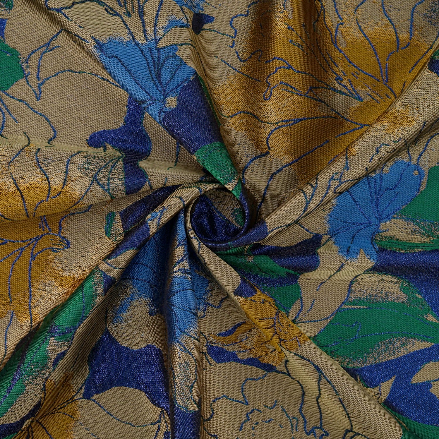 Zelouf Calista Large Floral Jacquard , Sewing, DIY, Crafts Fabric by ...