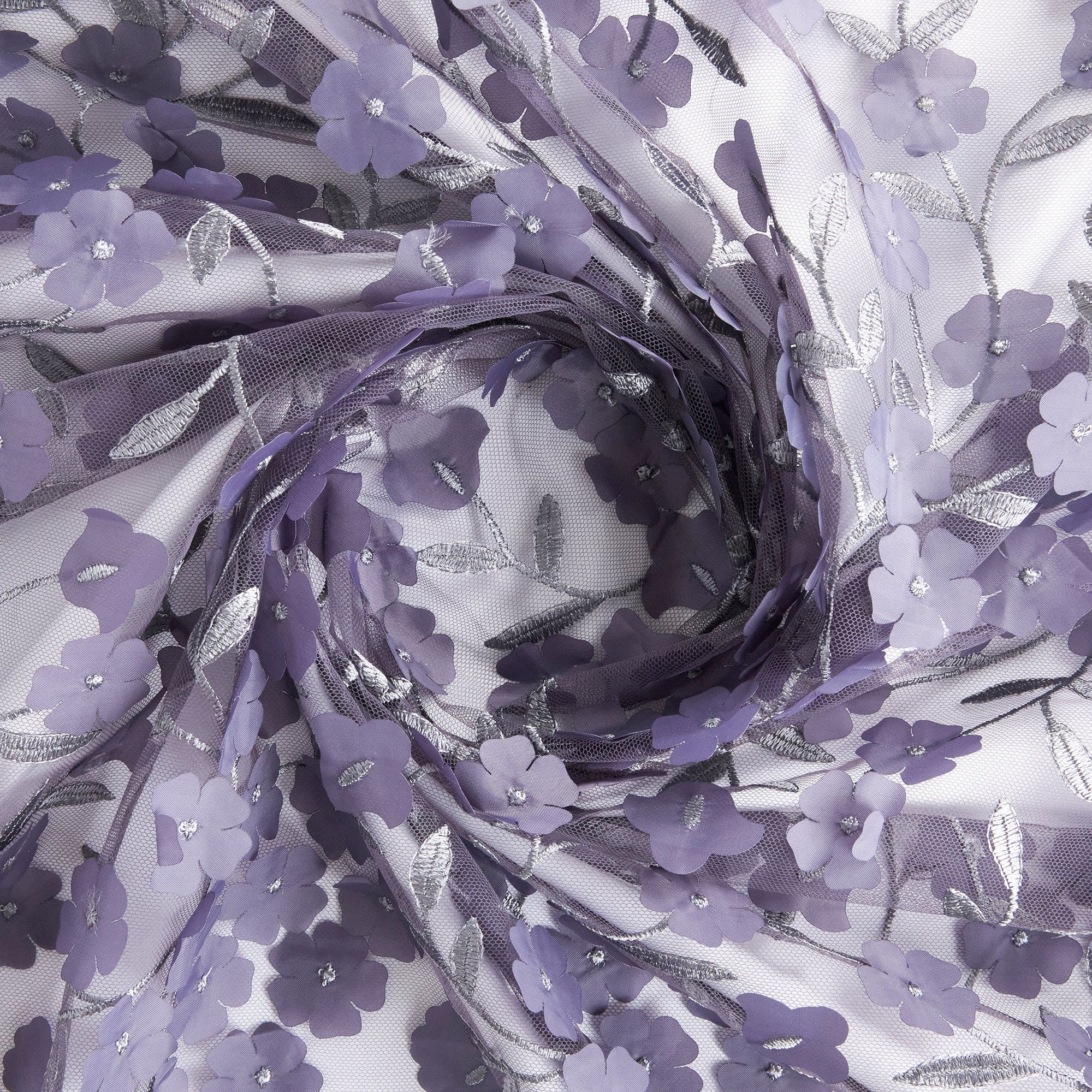 Zelouf Caryn 3D Flower Embroidery Mesh , Sewing, DIY, Crafts Fabric by ...