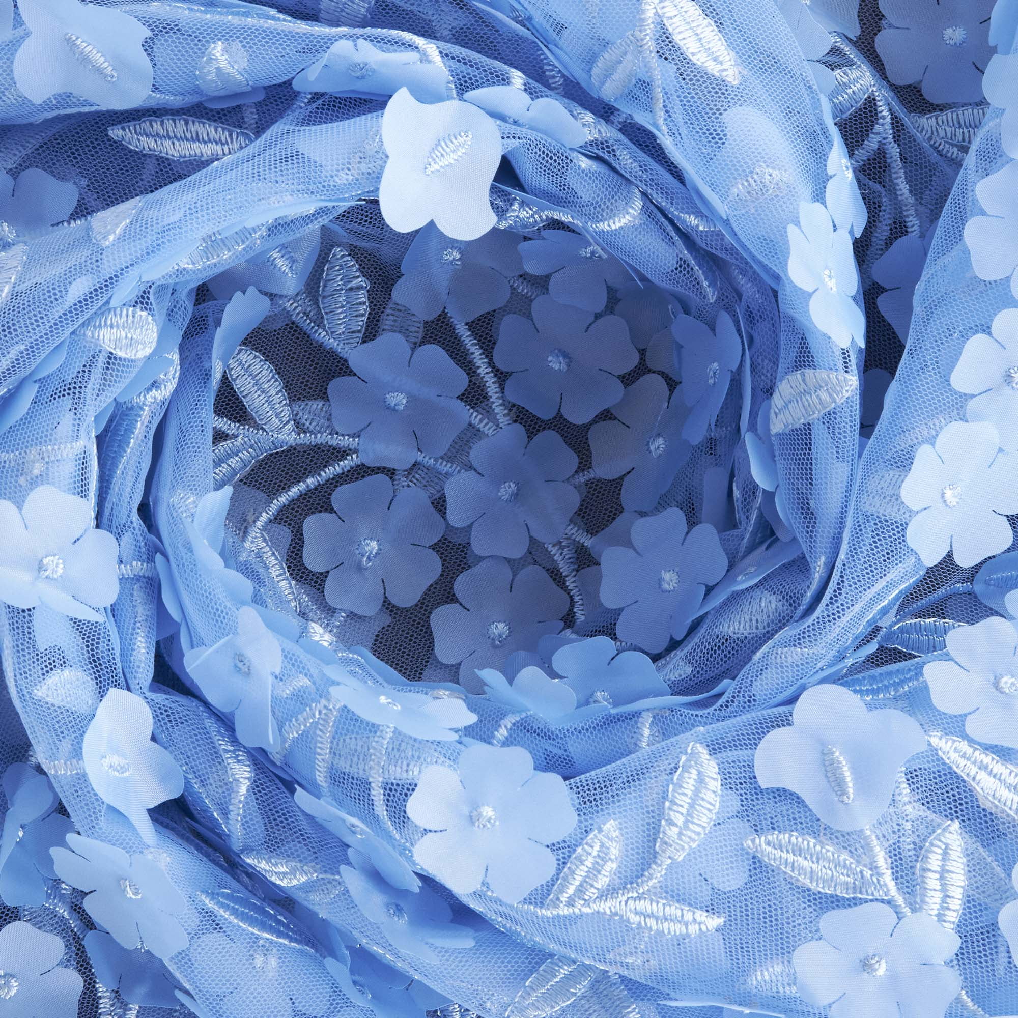 Zelouf Caryn 3D Flower Embroidery Mesh , Sewing, DIY, Crafts Fabric by ...