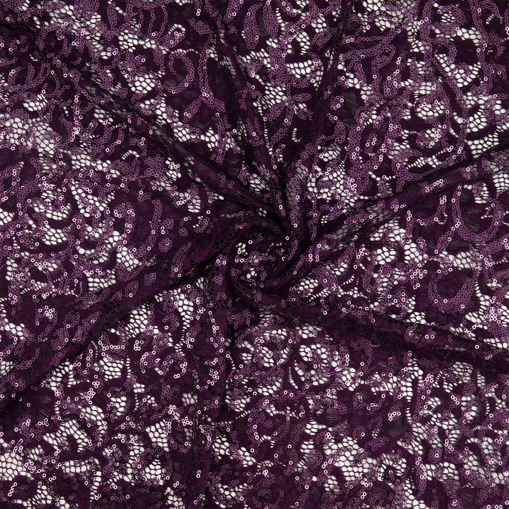 Zelouf Cassandra Lace With Sequins , Sewing, DIY, Crafts Fabric by the ...