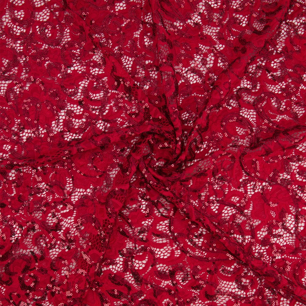 Zelouf Cassandra Lace With Sequins , Sewing, DIY, Crafts Fabric by the ...