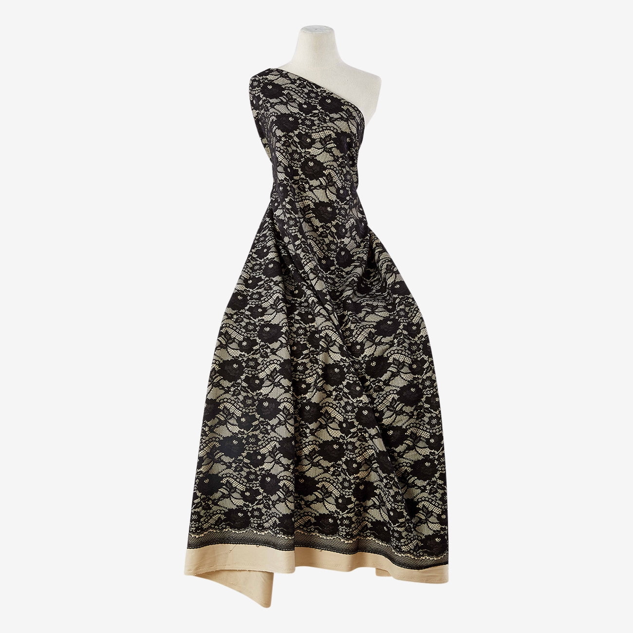 Zelouf Cassidy Two Tone Bonded Lace , Sewing, DIY, Crafts Fabric by the ...