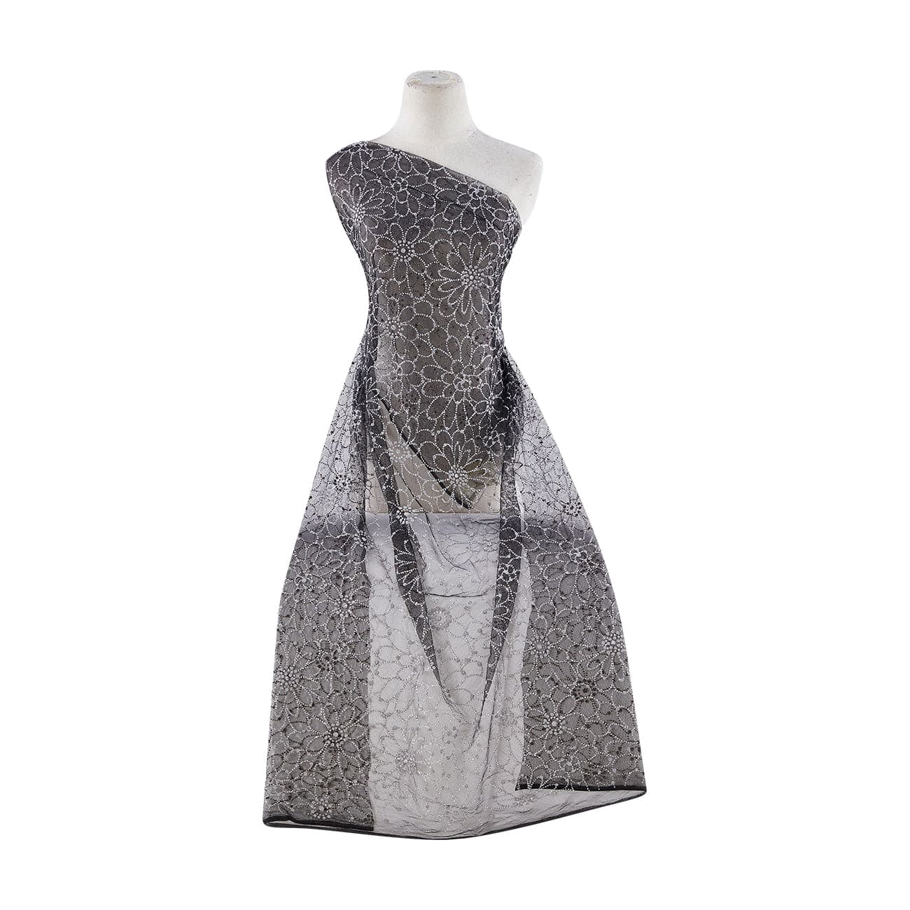 Zelouf Caviar Glitter Floral Print Poly Knit , Sewing, DIY, Crafts ...