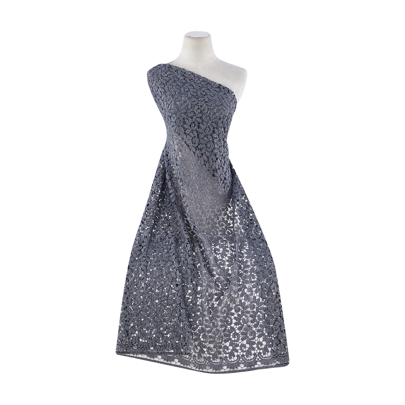 Zelouf Chemical Lace With Metallic [Scalloped W/selvedge] , Sewing, DIY ...