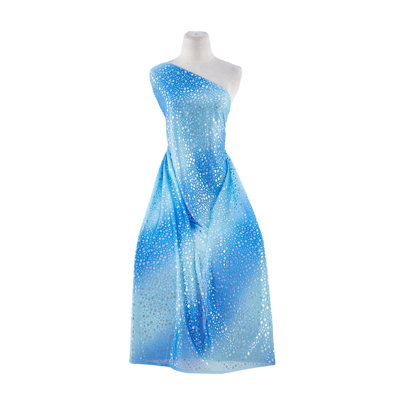 Zelouf Chiclet Foil With Ombre On Mjc , Sewing, DIY, Crafts Fabric by ...