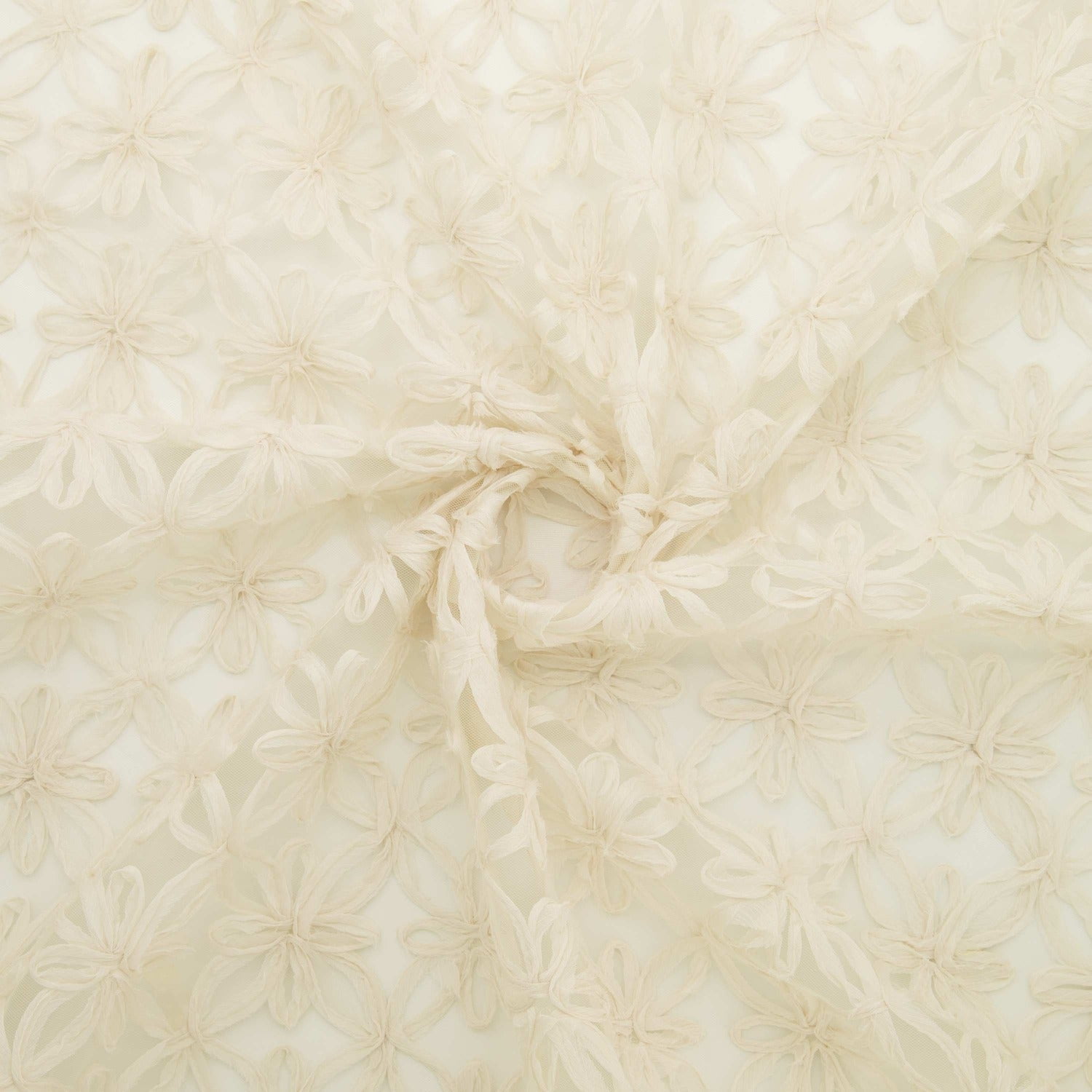 Zelouf Chiffon Ribbon On Mesh , Sewing, DIY, Crafts Fabric by the Yard ...